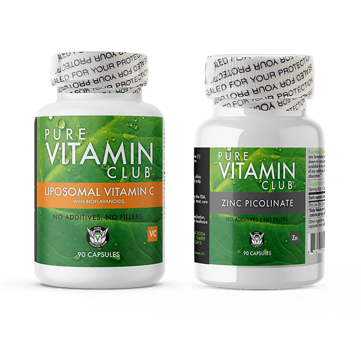 Pure Immunity Bundle | Liposomal Vitamin C + Zinc – Pure Vitamin Club